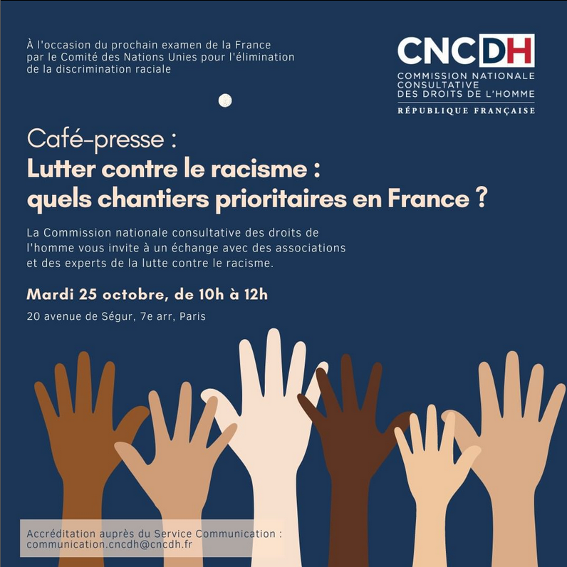 Café-presse sur la lutte contre le racisme | CNCDH